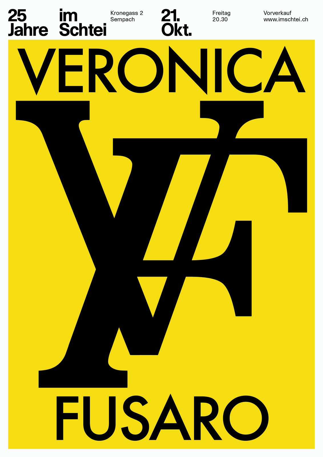 “Knopf”, 2022, by Erich Brechbühl for im schtei - typo/graphic posters