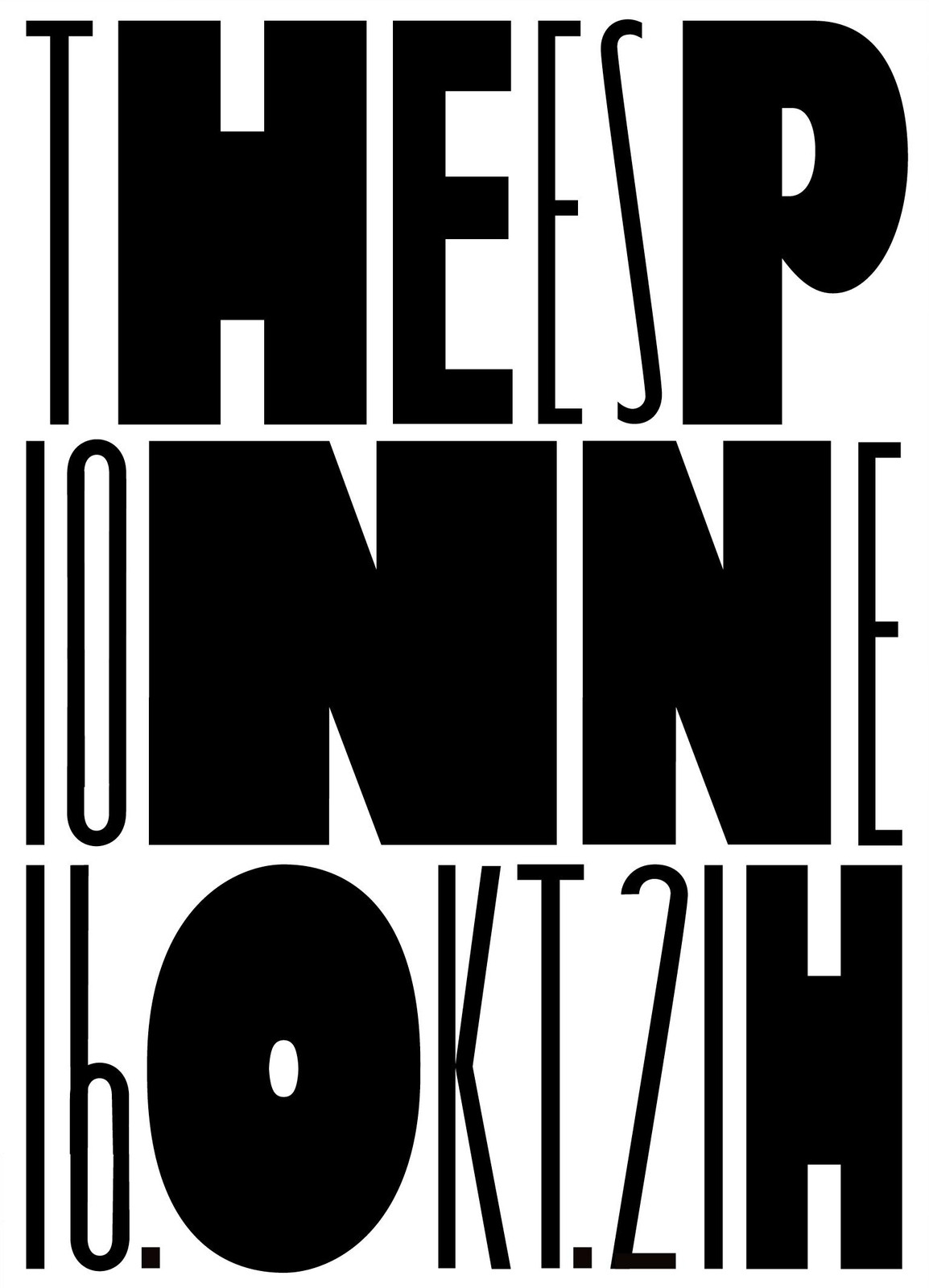 “The Espionne”, 2021, by Michael Speranza - typo/graphic posters